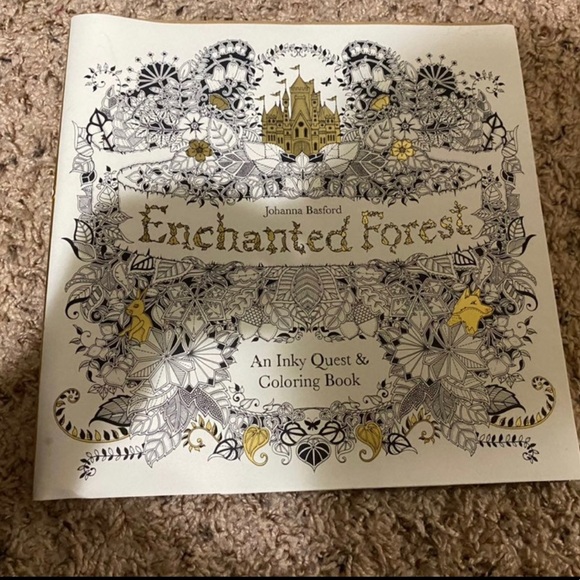 Other | Enchanted Forest Coloring Book | Poshmark